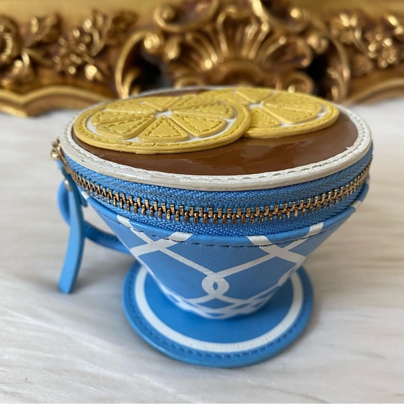 kate spade | Bags | Kate Spade Down The Rabbit Hole Teacup Coin Purse ...